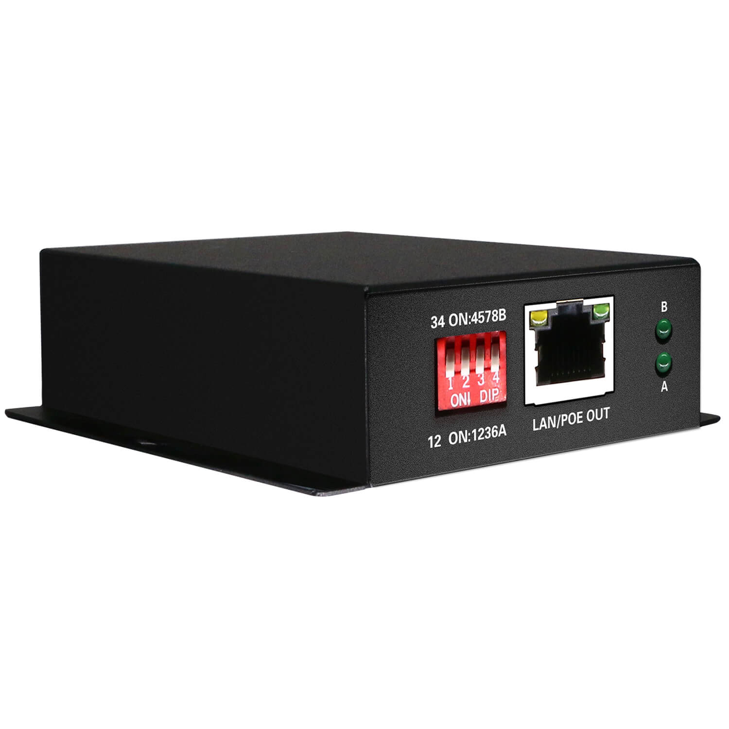 Single Port 10/100M PoE Network Extender-FTTD -Fiber to the desk provider