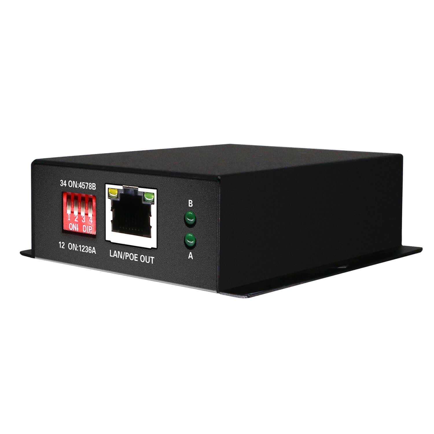 Single Port 10/100M PoE Network Extender-FTTD -Fiber to the desk provider